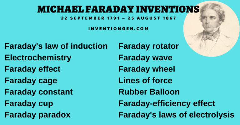 Michael Faraday: 11 Great Inventions and Discoveries - INVENTgen