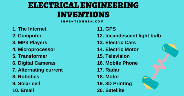 20 Useful Electrical Engineering Inventions of All-Times - INVENTgen